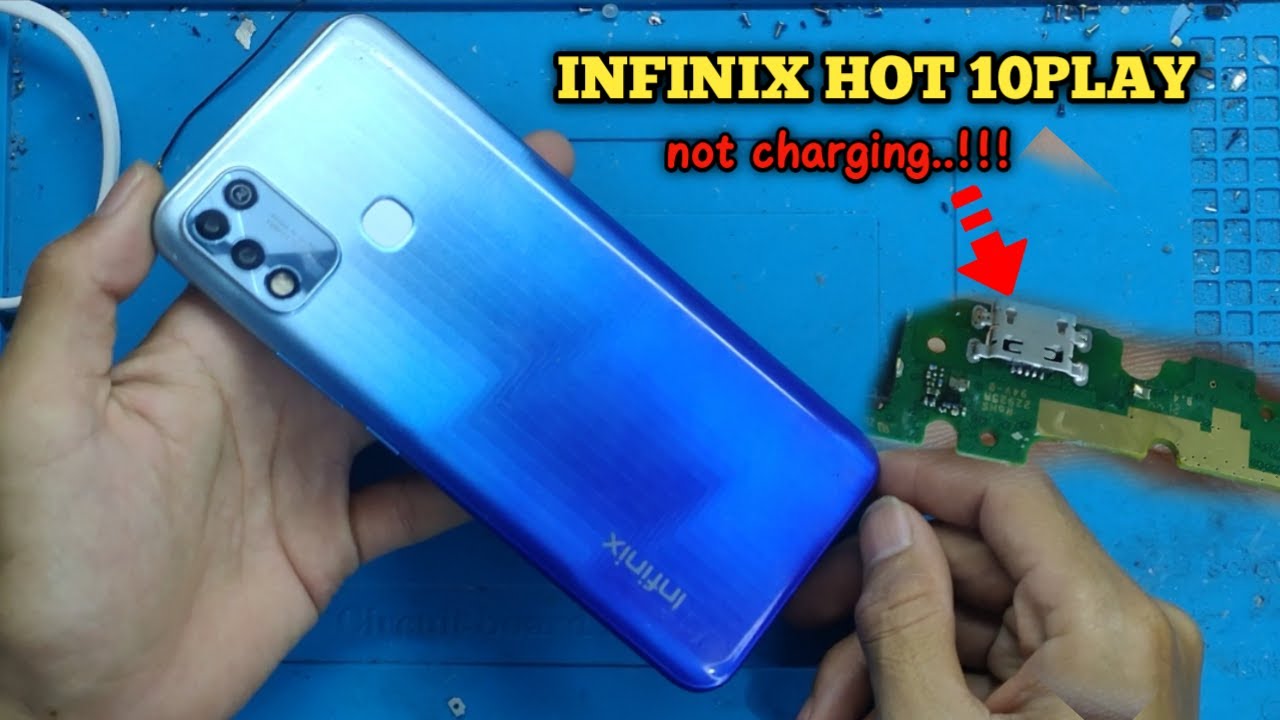 INFINIX HOT 10PLAY X688B NOT CHARGING / TIDAK BISA DICAS - YouTube