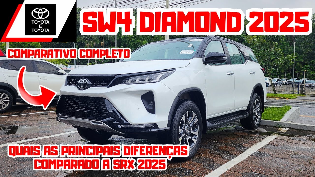 NOVO TOYOTA SW4 DIAMOND 2025 | QUAIS AS PRINCIPAIS MUDANÇAS NO MODELO ...
