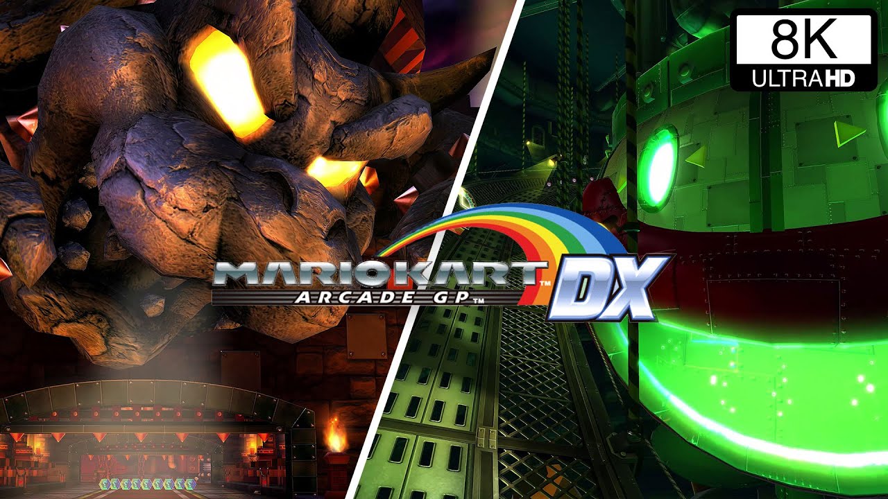 MARIO KART ARCADE GP DX Bowser Cup in 8k60 - YouTube