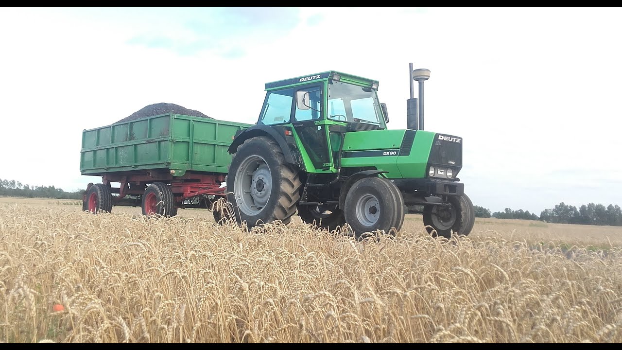 Deutz Dx 90 vs Przyczepa - YouTube