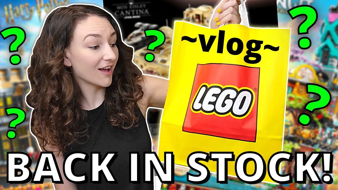 LEGO Store FULLY STOCKED (finally!!) | LEGO Shopping VLOG - YouTube
