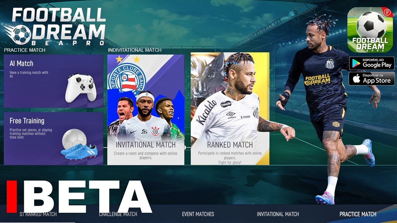 FOOTBALL DREAM 2026 BEA PRO (ANDROID/iOS) GRAFICOS DE CONSOLES INCRIVEL ...
