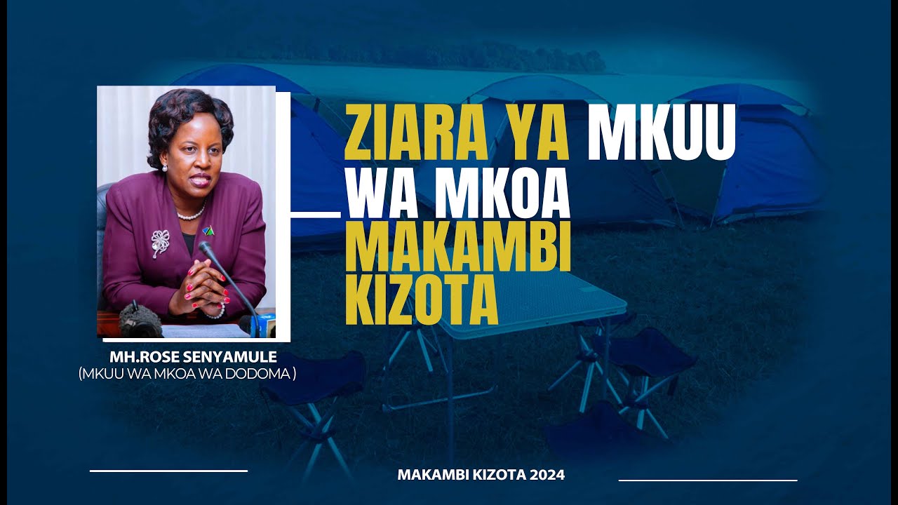 🔴 LIVE: ZIARA YA MKUU WA MKOA WA DODOMA KATIKA MAKAMBI MTAA WA KIZOTA ...