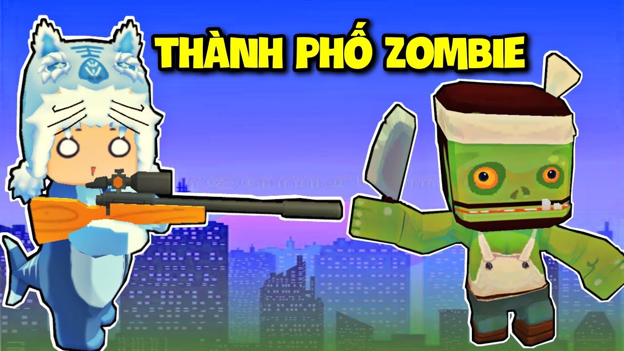 MINI GAME: THÀNH PHỐ TẬN THẾ ZOMBIE * 1 NGÀY LÀM THỢ SĂN TRONG KHU PHỐ ...