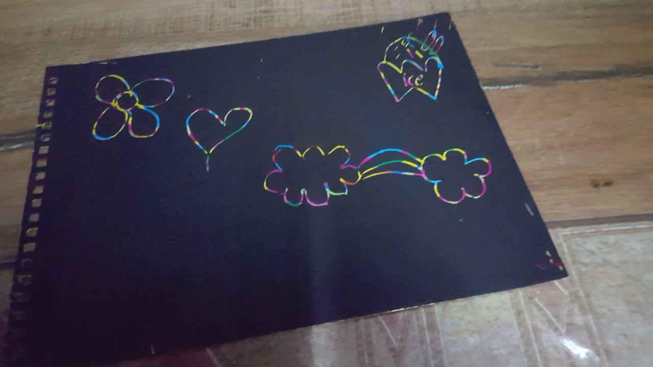 coloring magican scratch card - YouTube