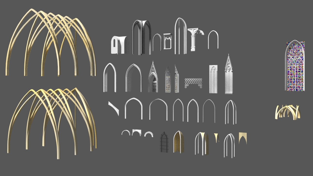 Gothic Architecture Elements Pack - YouTube