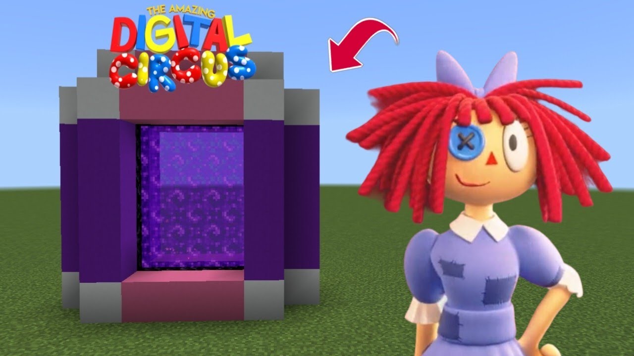 Membuat Portal Ragatha The Amazing Digital Circus ~ Minecraft PE - YouTube