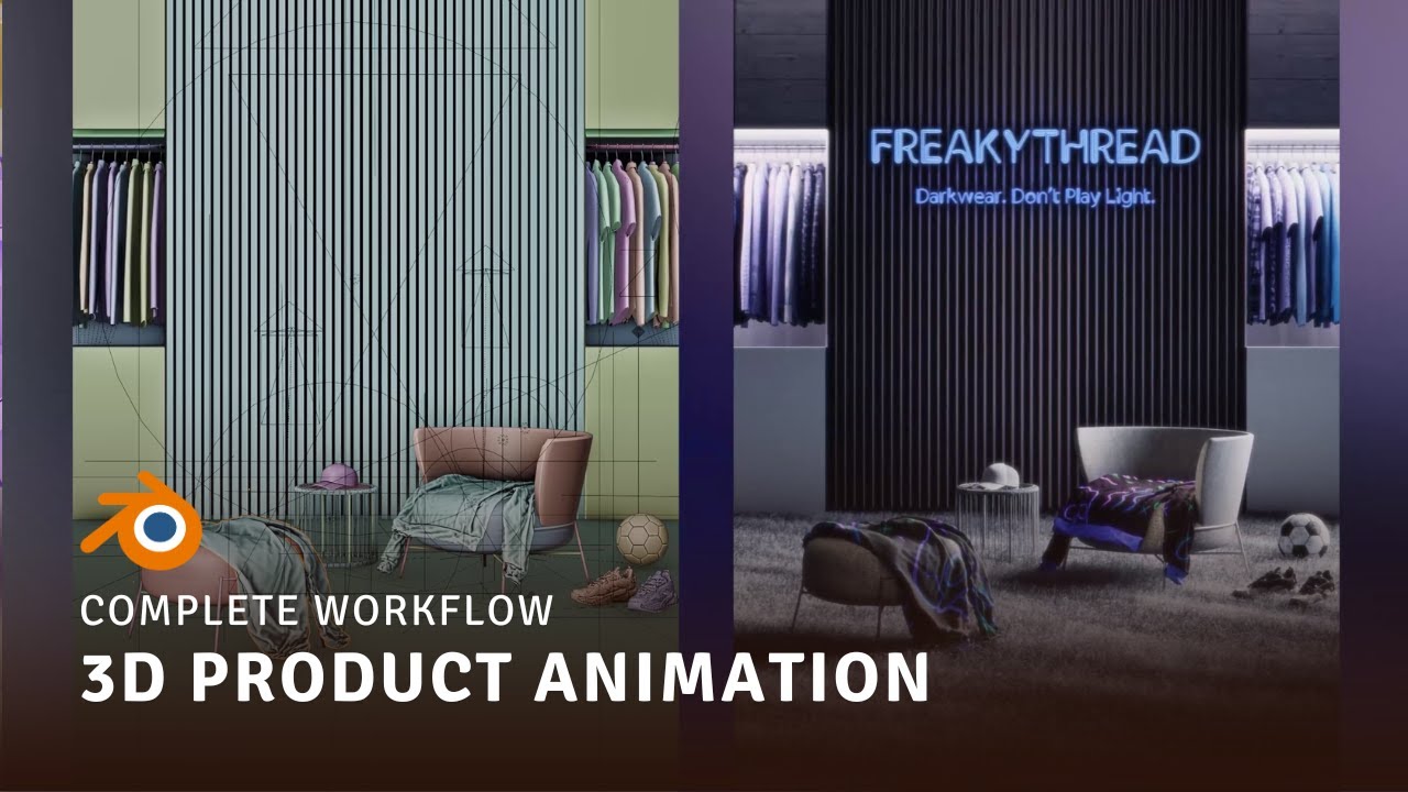 Fashion Brand Product Launch CGI Animation Full Raw BTS Video - YouTube