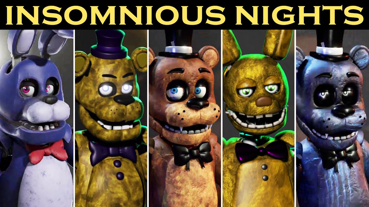 Insomnious Nights - All Jumpscares / Extras / Ending - YouTube