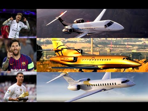 Most Expensive & Luxurious Private★Jet Of Football Players - YouTube