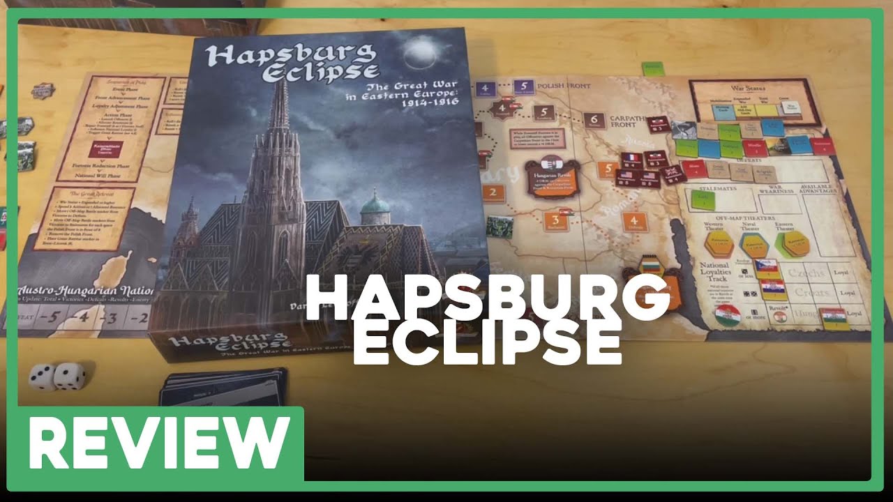 Review | Hapsburg Eclipse | Victory Point Games | The Players' Aid - YouTube
