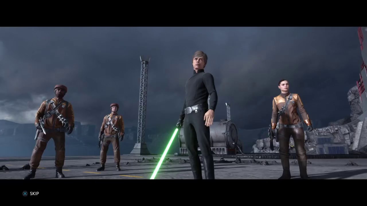 Star Wars Battlefront Hero Battle Luke Skywalker - YouTube