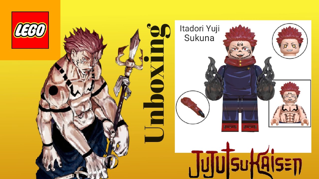 Unboxing and Rebuilding Itadori Yuji ( Sukuna ) Lego Minifigure from ...