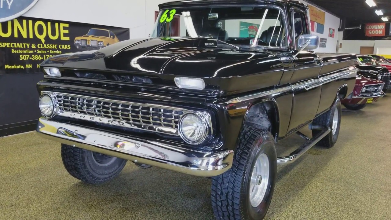 1963 Chevrolet K10 long box for sale - YouTube