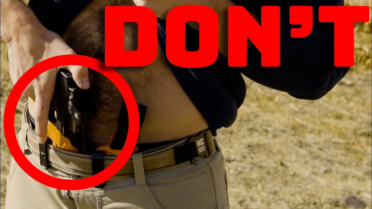 AIWB Concealed Carry Draw for Dummies! (You) - YouTube