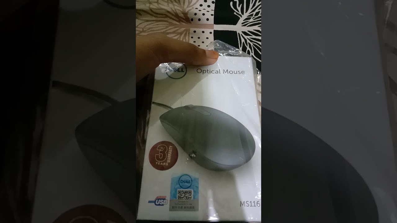 Unboxing our new Dell optical mouse - YouTube