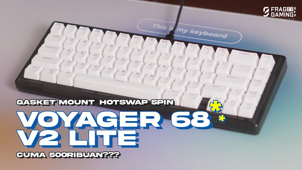 BUDGET 500ribuan DAPET APA? PRESSPLAY VOYAGER 68 V2 LITE, Mechanical ...