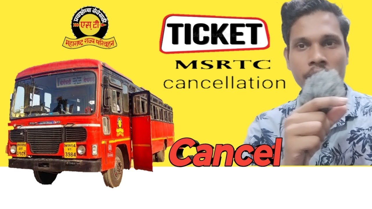 MSRTC ticket cancalation| ticket cancalation charges|#officialpravin ...