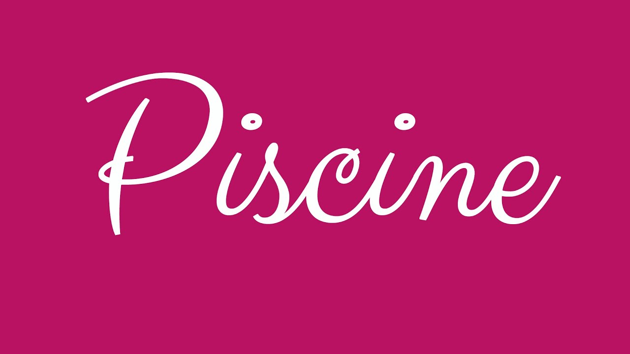 Learn how to Sign the Name Piscine Stylishly in Cursive Writing - YouTube