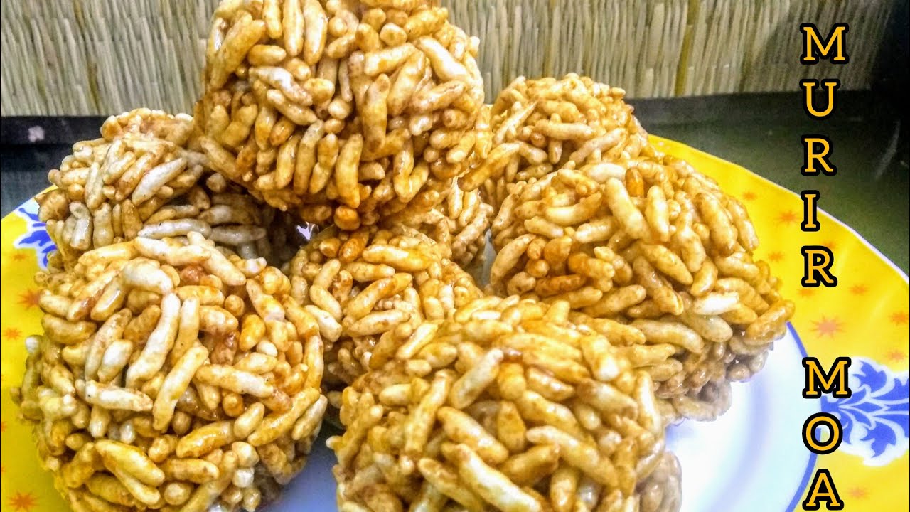 Murmure ki laddu | Bengali Murir Moa Recipe | Bengali Sweet snack - YouTube