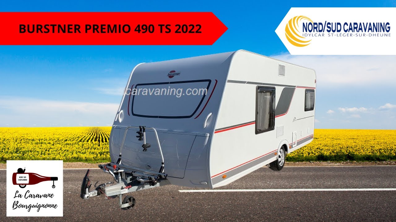CARAVANE OCCASION LIT CENTRAL 1ERE MAIN BURSTNER PREMIO 490 TS 2022 ...