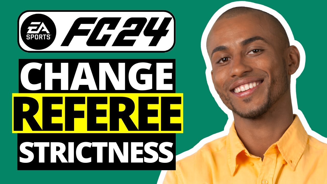 How To Change Referee Strictness in FC 24 - YouTube