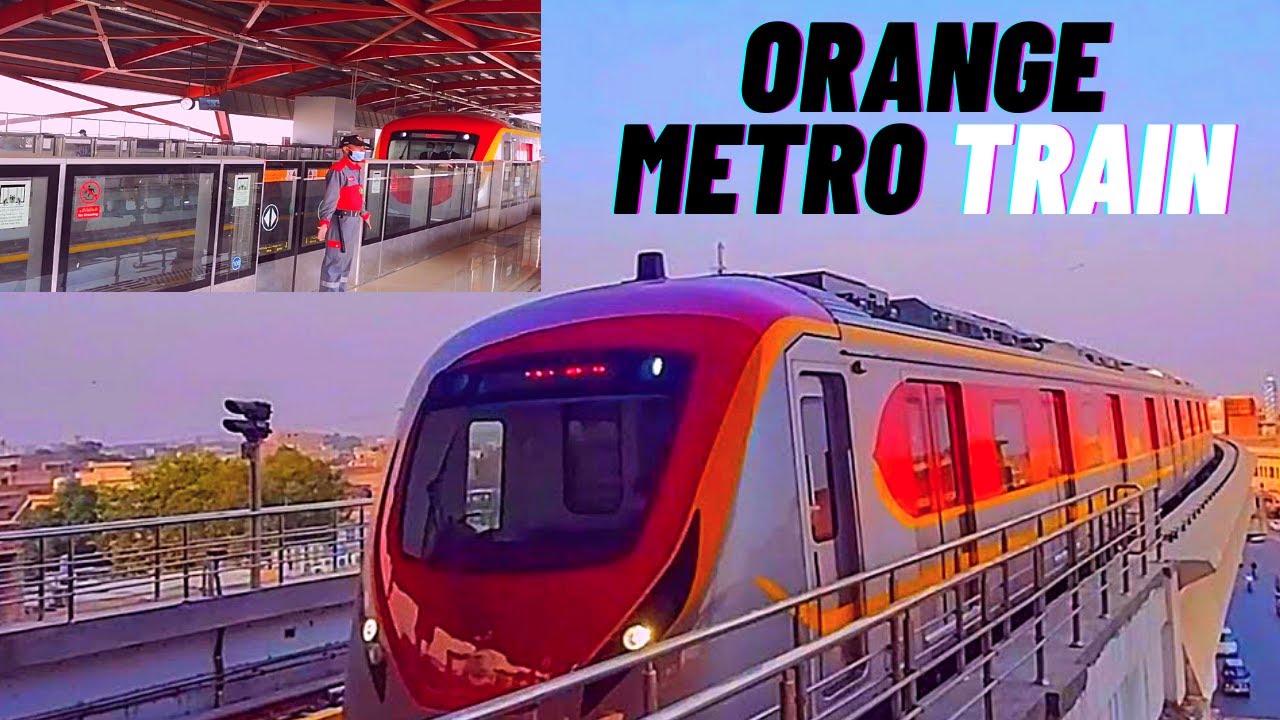 Orange Train Lahore | Metro Train Travel in Lahore | PAKISTAN'S FIRST ...