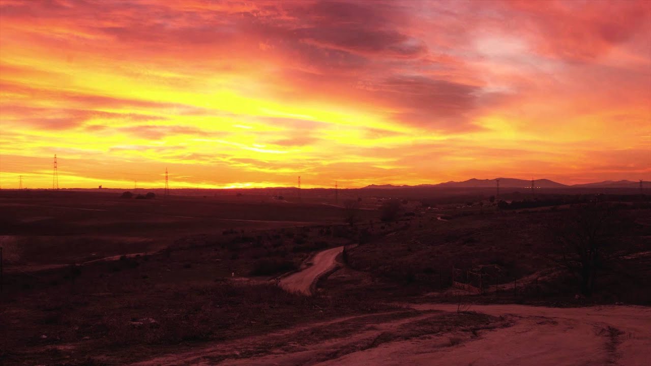 Madrid Sunset Timelapse - YouTube