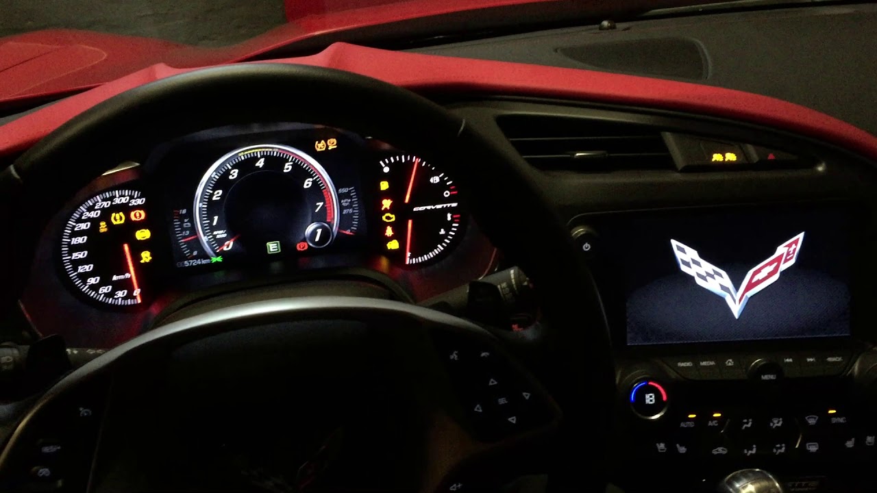 Chevrolet Corvette C7 Z51 display - YouTube