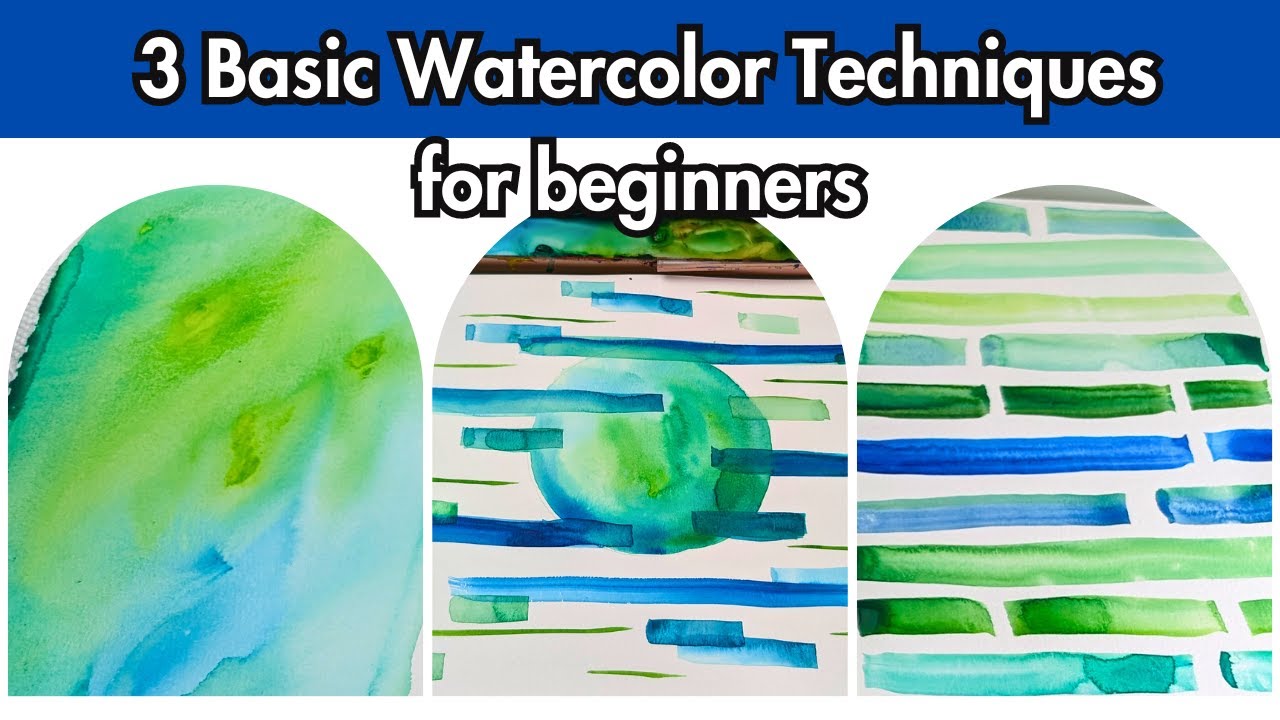 Calming Intuitive Watercolor Painting for Beginners: 3 Key Techniques ...
