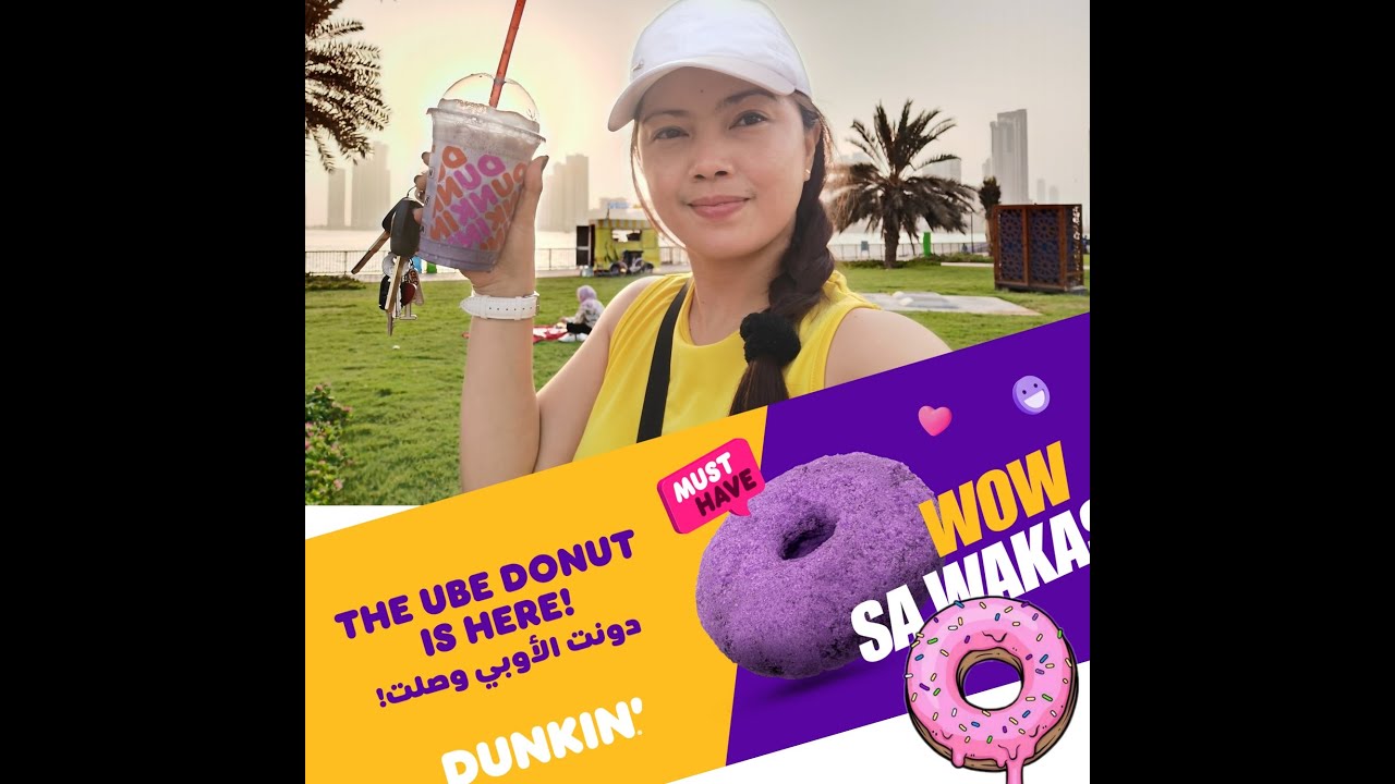 Ube Frappe at Dunkin Donuts - a must try - YouTube