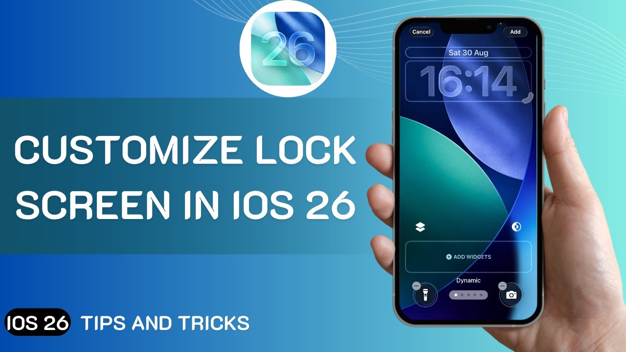 How to Customize your iPhone Lock Screen in iOS 26 | Step-by-Step ...
