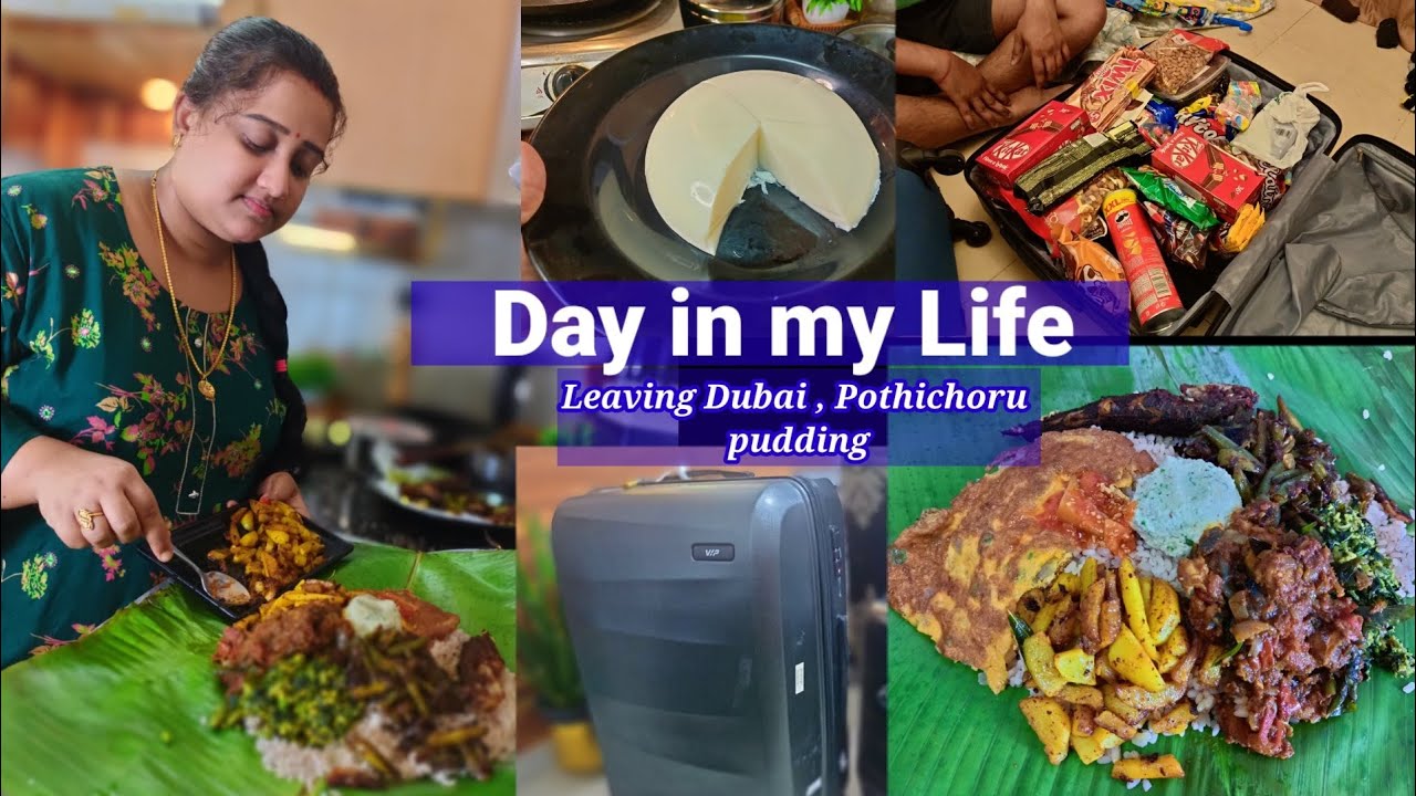 Leaving DUBAI ??| எதுக்கு Packing |Pothichoru | Coconut Pudding | DIML ...