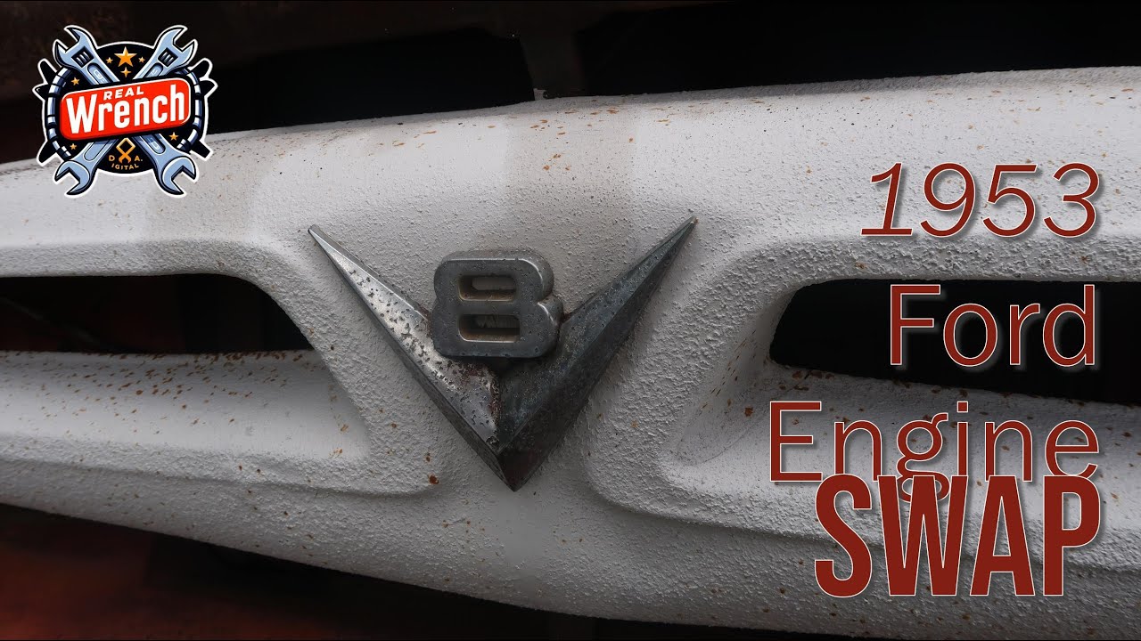 First Start with New Engine in My 1953 Ford Project Truck! - YouTube