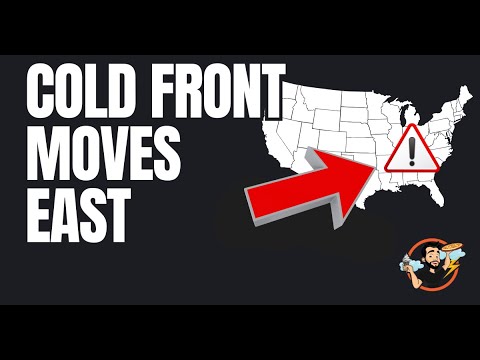 Grapefruit size hail reported in TX, tracking the cold front - YouTube
