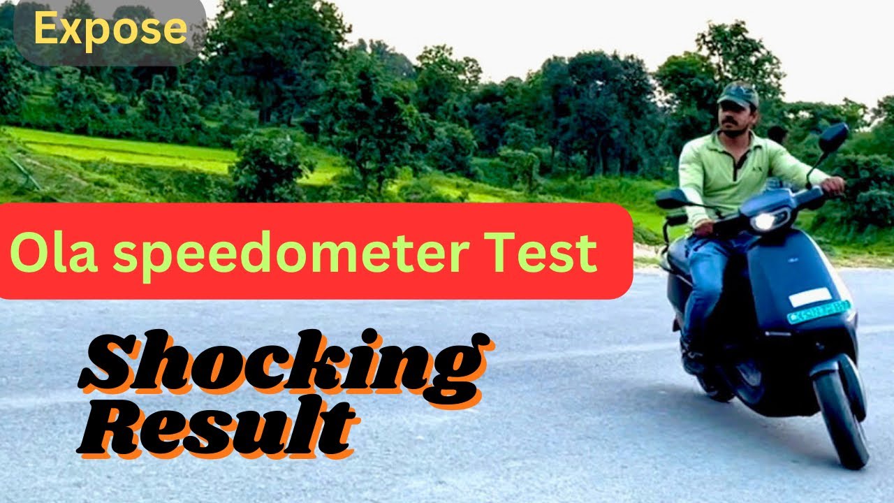 Shocking result Expose ola S1 pro speedometer/live test/ये आपको किसी ने ...