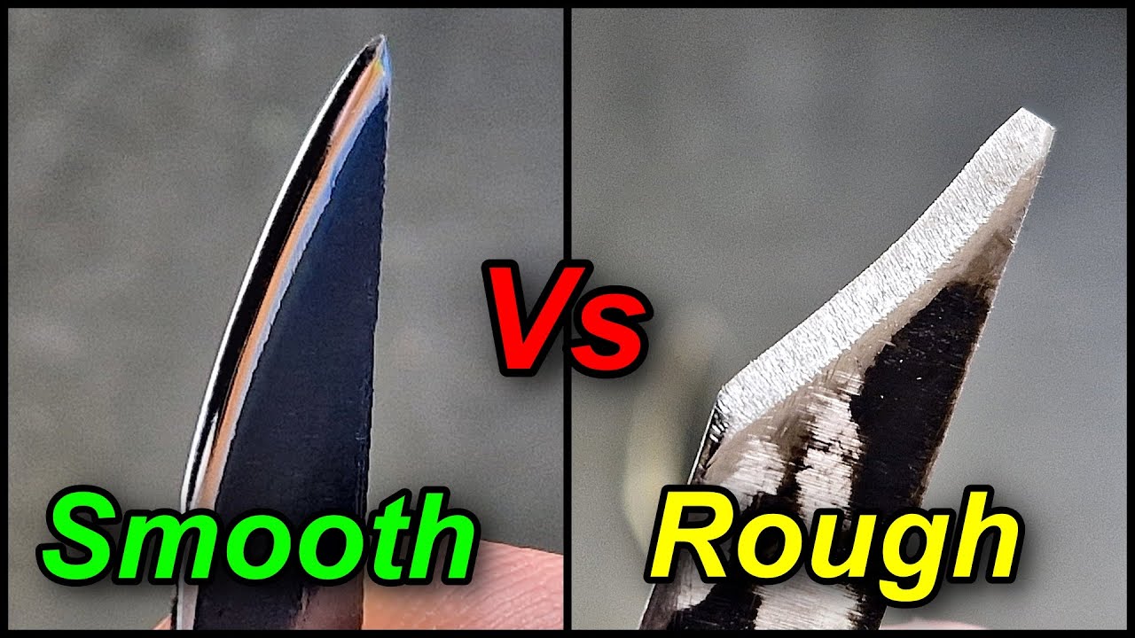 Leather Cutting Knives. Is a Rough, Toothy Edge Better For You? - YouTube