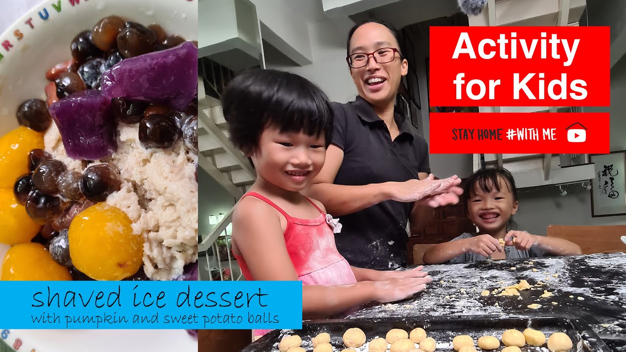 EASY FUN ICE DESSERT MAKING ACTIVITY WITH KIDS / #stayhome and cook # ...