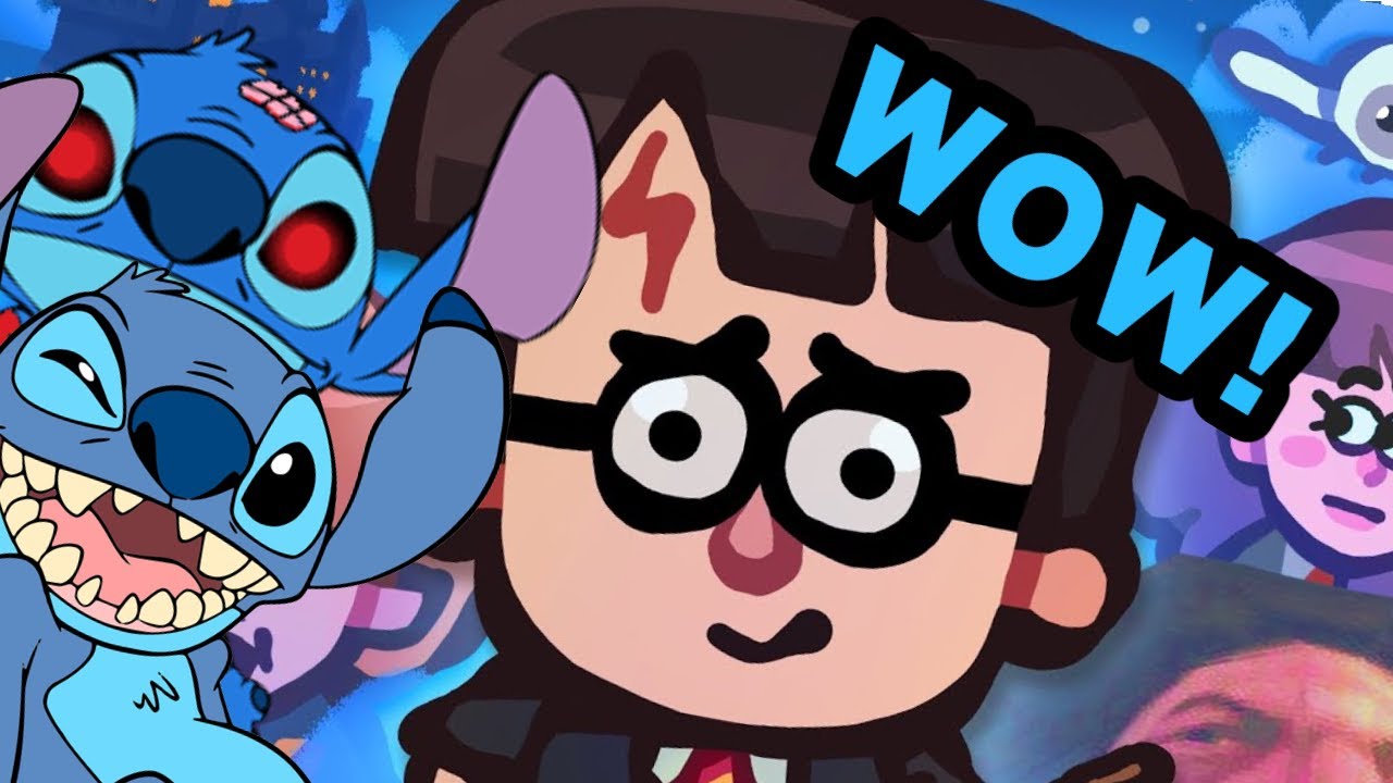 stitch and stitch exe react to harry potter recap cartoon - YouTube