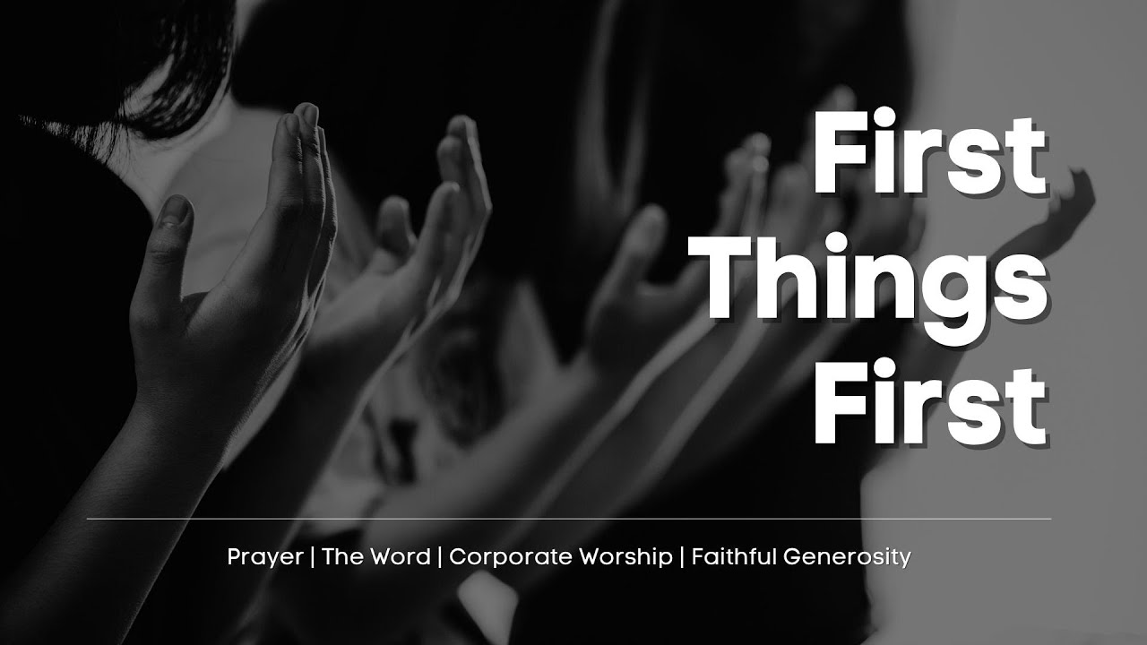 First Things First - YouTube