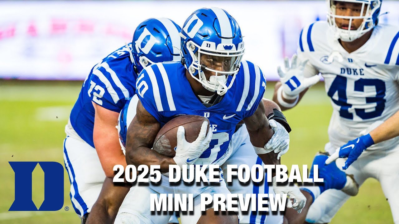 2025 Duke Football Mini-Preview | 2025 ACC Football - YouTube