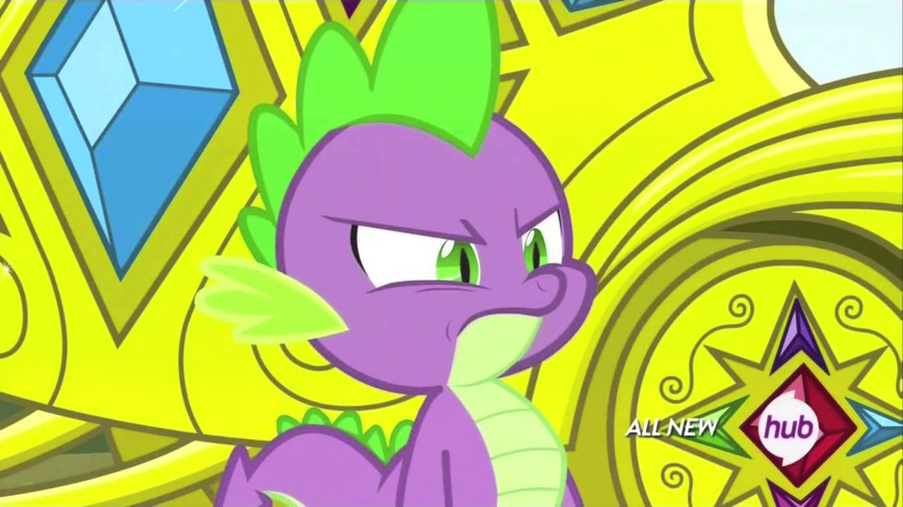 Spike saves Rarity from the dark magic (full scene) - YouTube