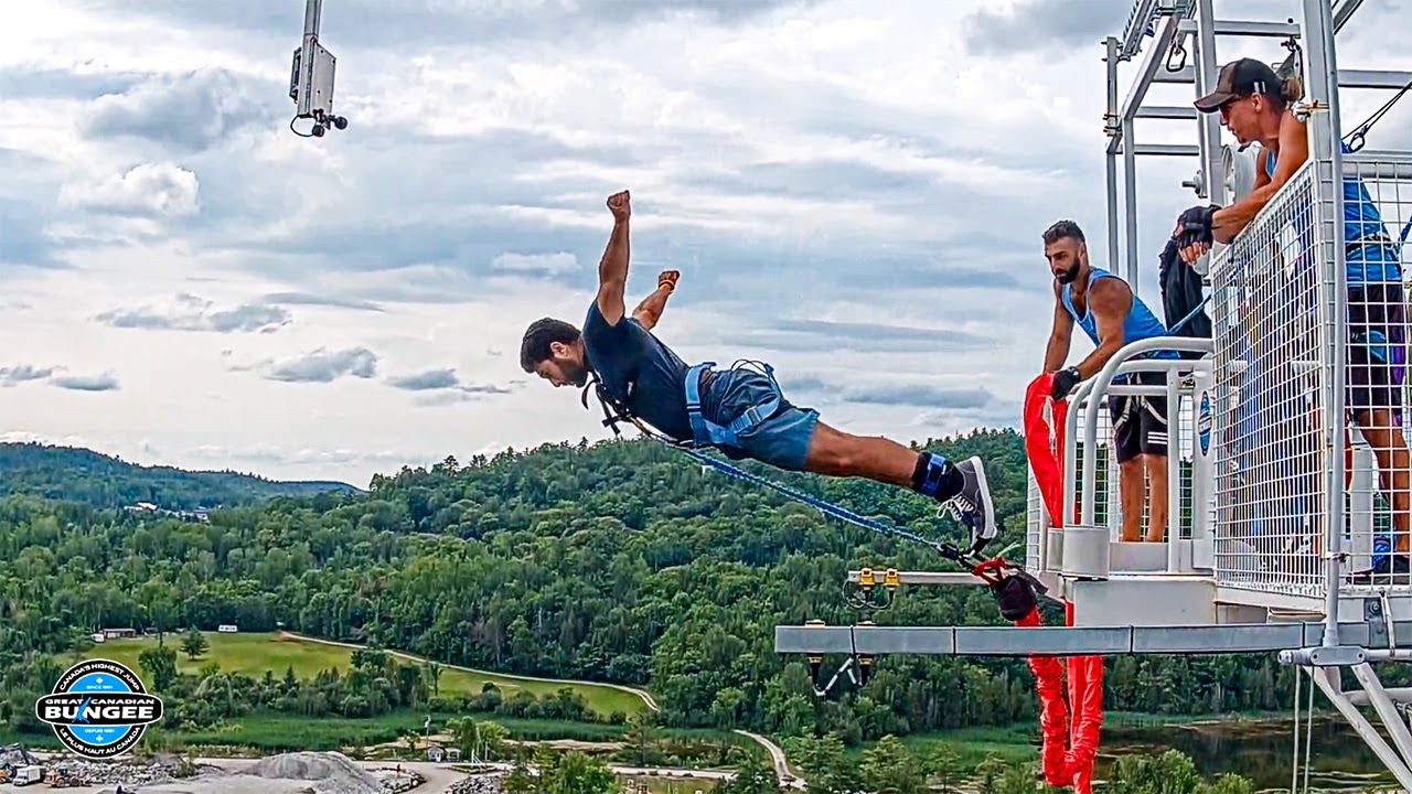 The Ultimate Drop: Our Great Canadian Bungee Experience! - YouTube