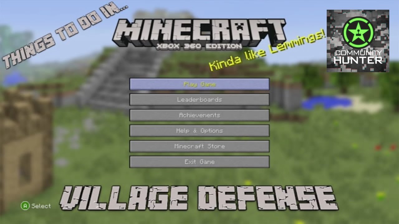 Things to do in... Minecraft - Village Defense - YouTube