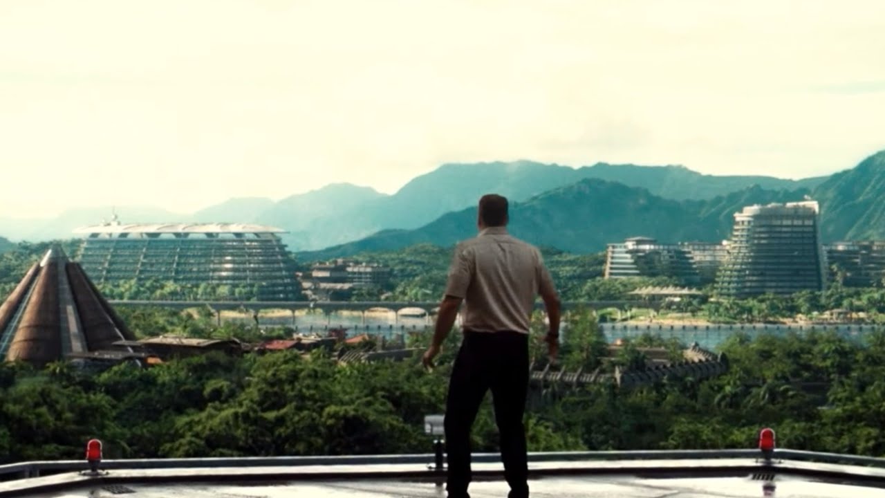 Jurassic World Main Street Attack Movie - YouTube