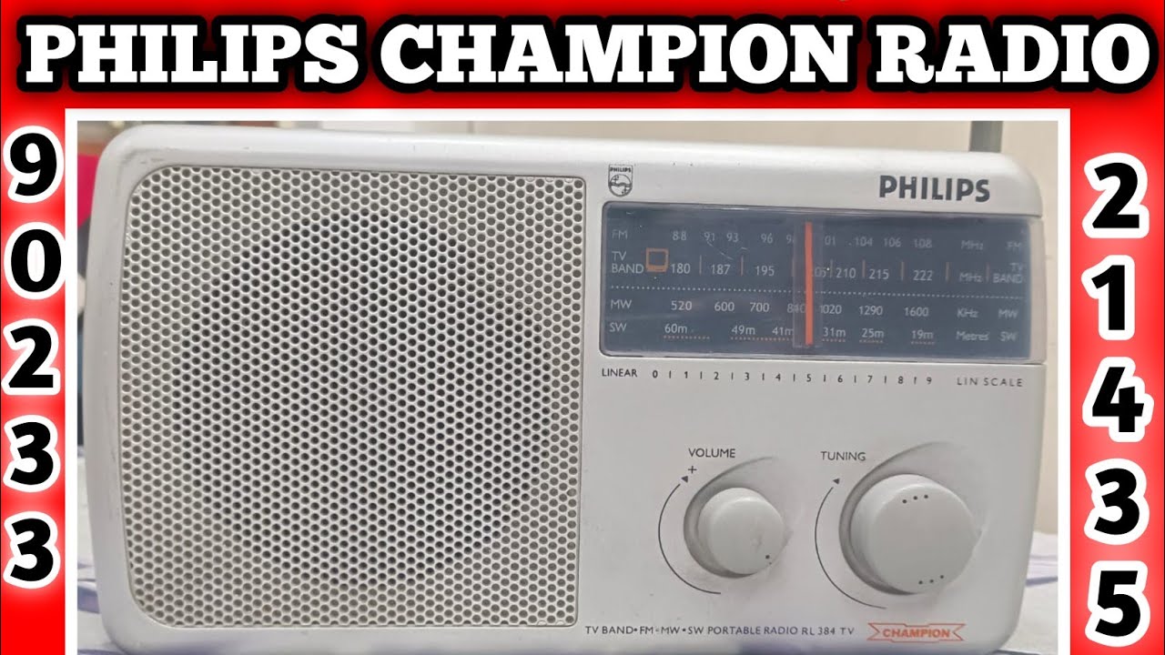 !! PHILIPS CHAMPION RADIO !! vintage old radio of philips for sale ...