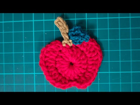 How to Crochet Apple | Free Crochet Pattern of Apple | Crochet Free ...