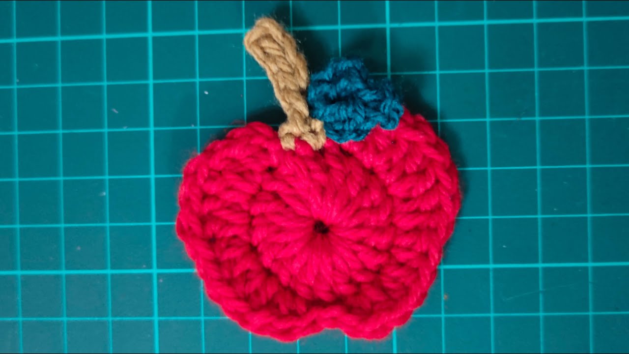 How to Crochet Apple | Free Crochet Pattern of Apple | Crochet Free ...