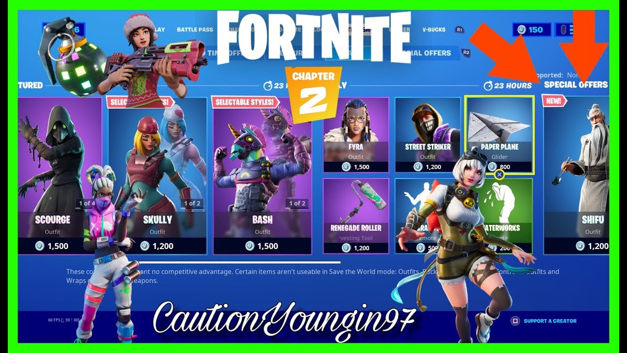 *NEW SHIFU SKIN & MAJOR UPDATE* IN Today's Item Shop FORTNITE 1/26/2020 ...