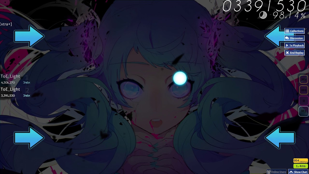 Osu! Ghost rule 7,05* A rank - YouTube